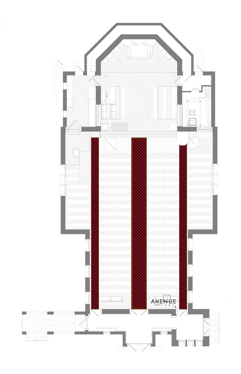 Custom Church Runners – Avenue Rugs